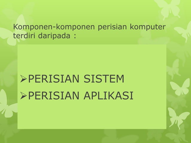 Asas perisian komputer | PPTX