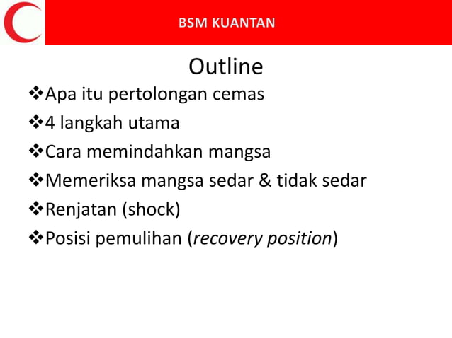 Asas pertolongan cemas | PPTX