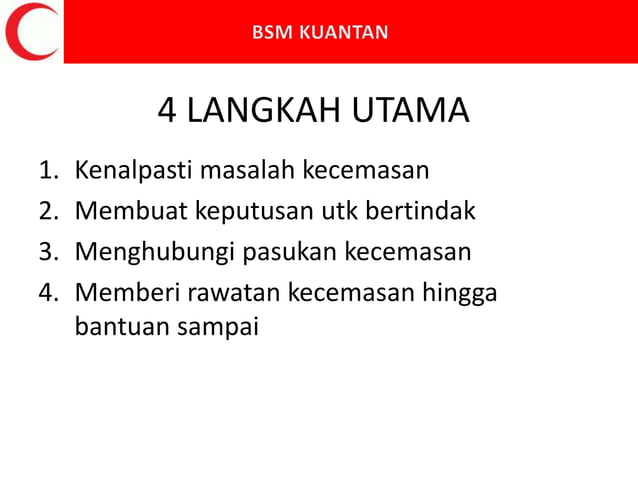 Asas pertolongan cemas | PPTX