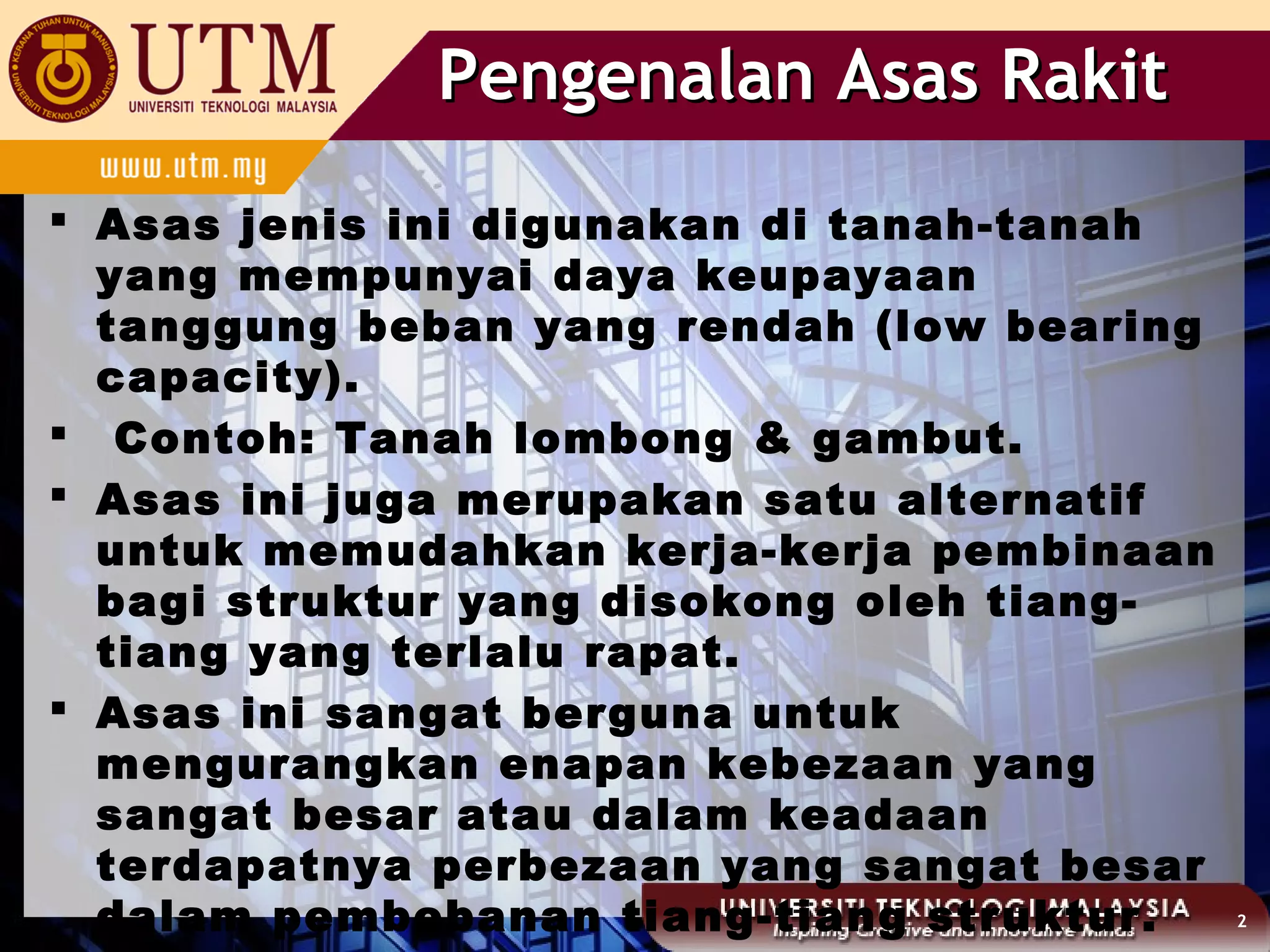 Asas Rakit dalam Pembinaan | PPT