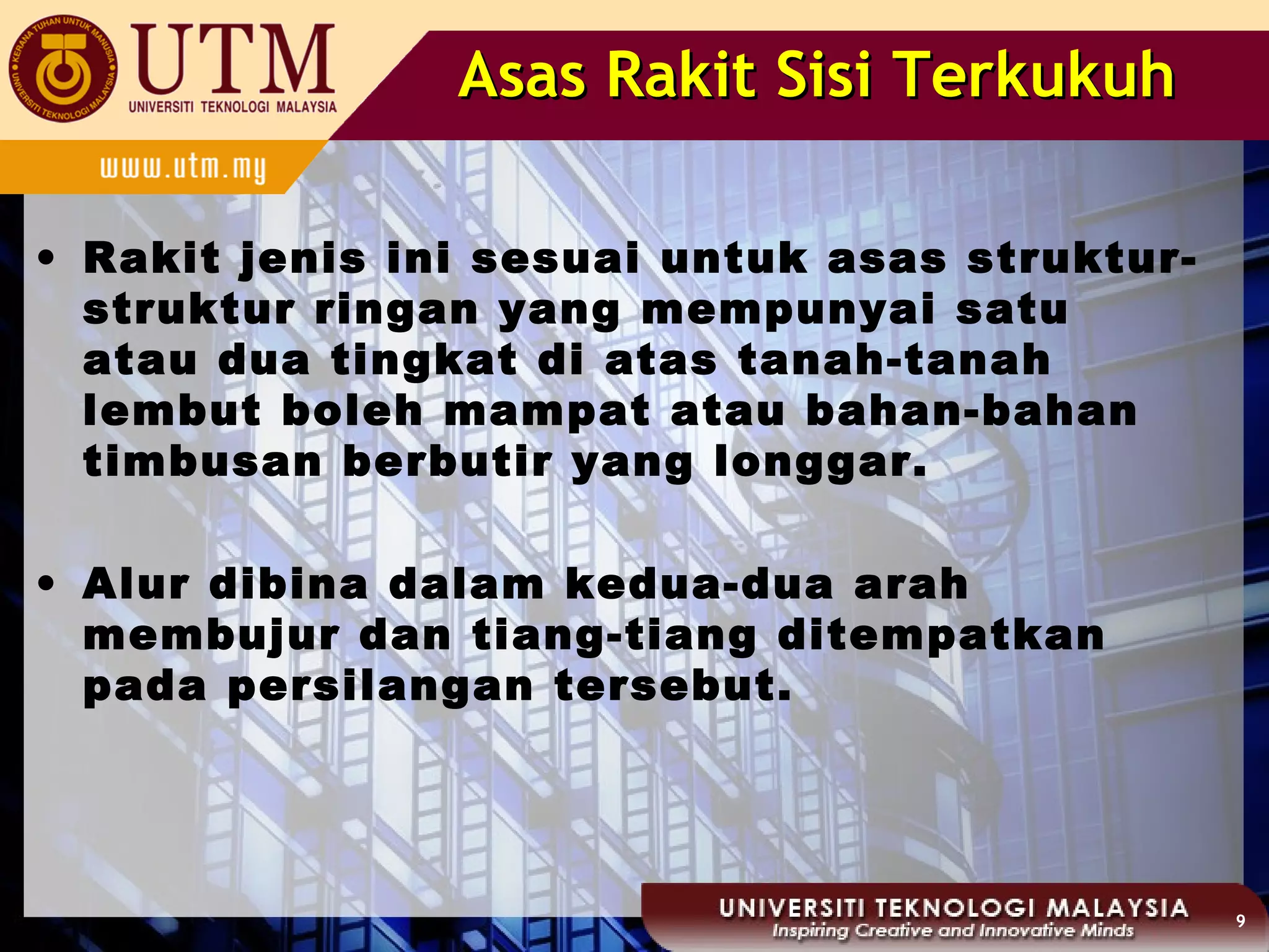 Asas Rakit dalam Pembinaan | PPT