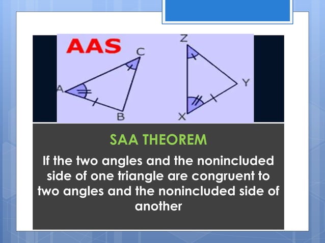 ASA, SAS,AAS,SSS | PPTX | Physics | Science