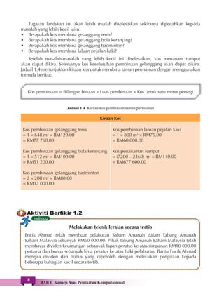 E-BOOK ASAS SAINS KOMPUTER TINGKATAN 1 | PDF