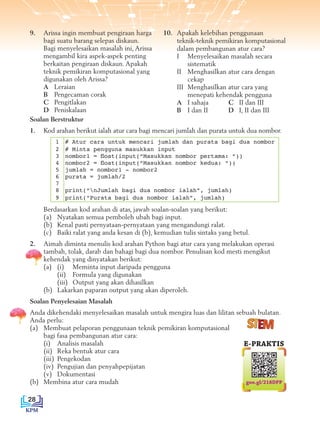 E-BOOK ASAS SAINS KOMPUTER TINGKATAN 3 | PDF