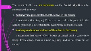 ASATKARYA & ARAMBHAVADA | PDF