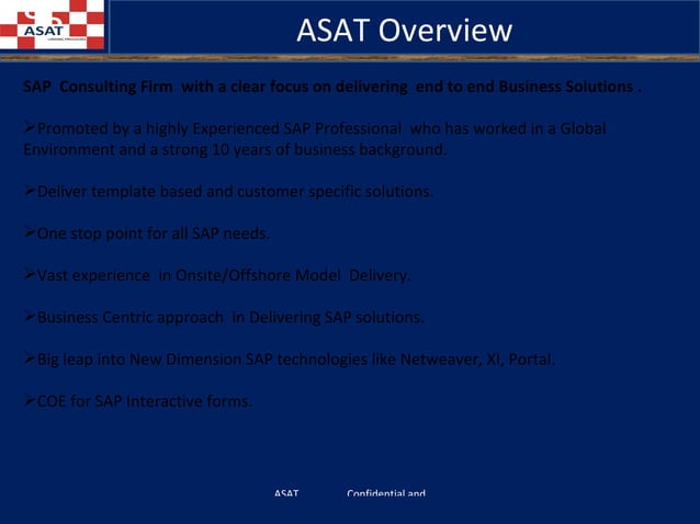 Asat Overview V1.0 | PPT