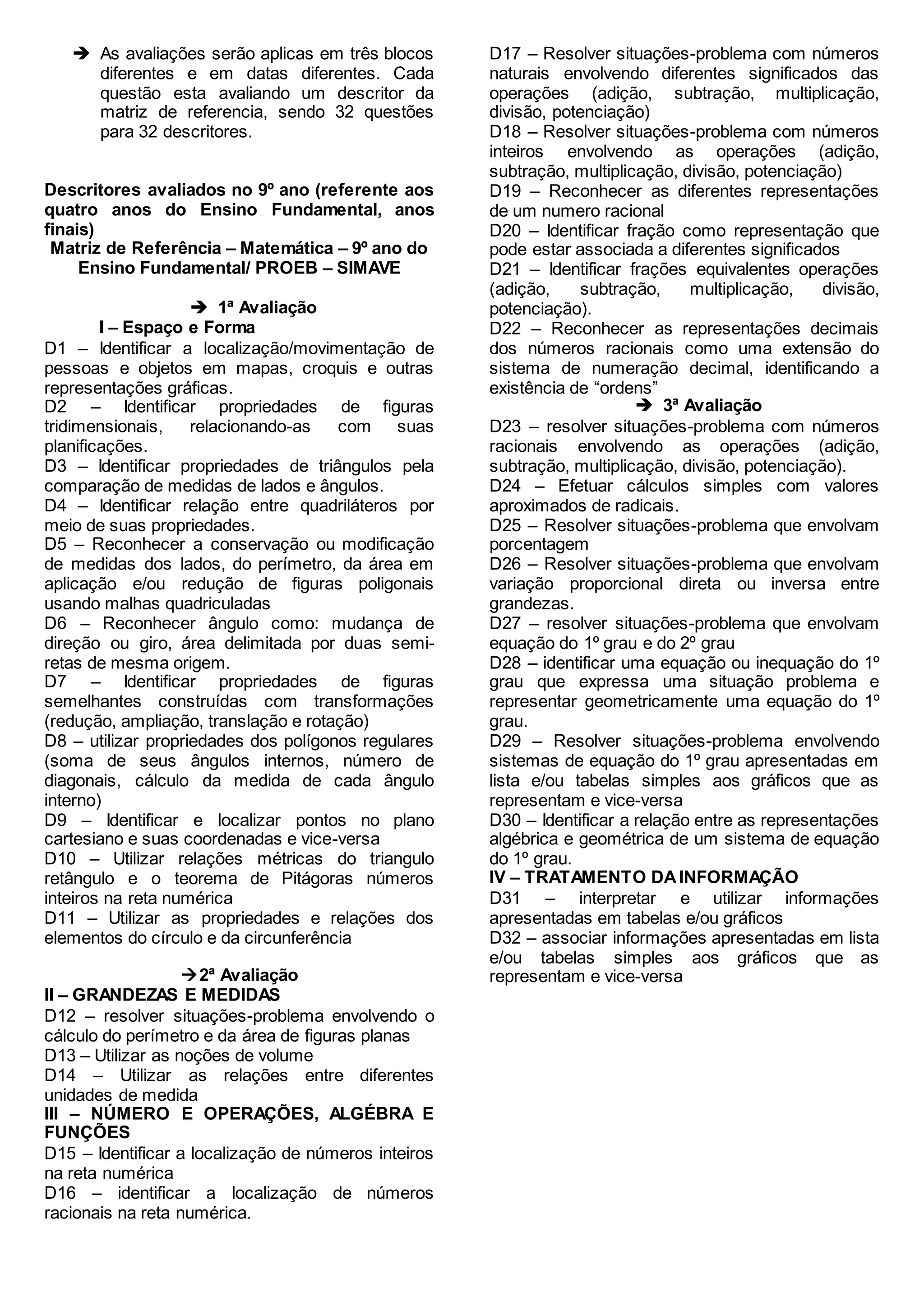 Simulados Prova Brasil 9 Ano - RETOEDU