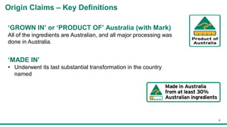 2018 country of origin labelling | PPT