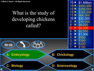 Embryology Millionaire Game | PPT