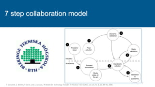 Industry - academia collaboration in practice | PPTX