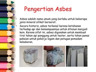 Asbes presentation | PPTX