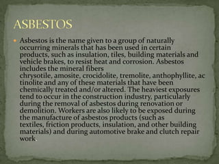 Asbestos | PPTX