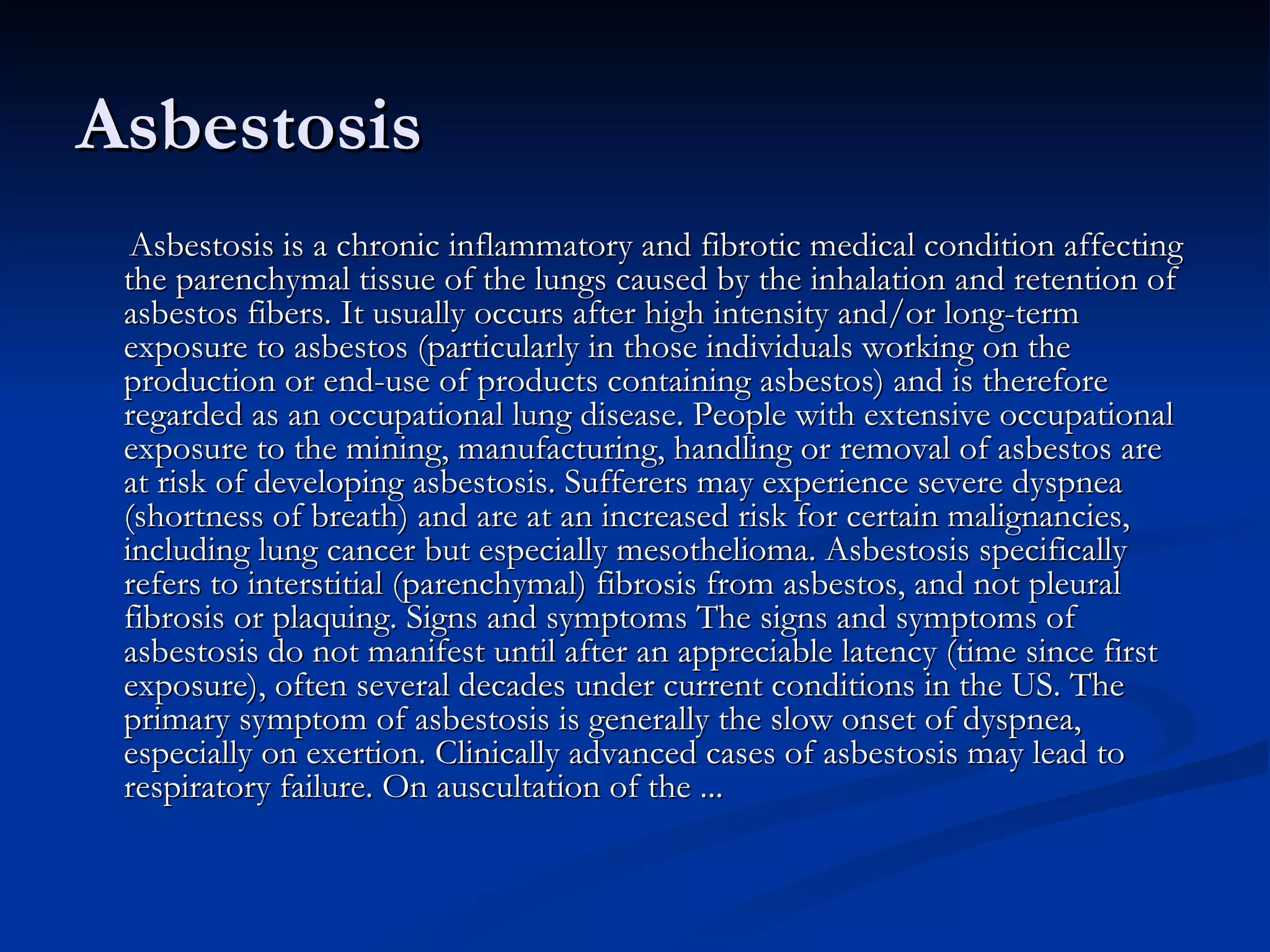 Asbestos | PPT