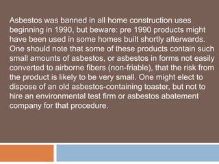Asbestos | PPTX