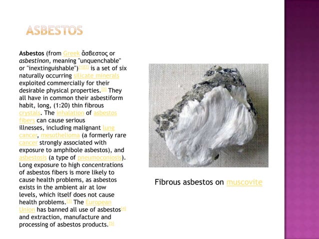 Asbestos | PPT