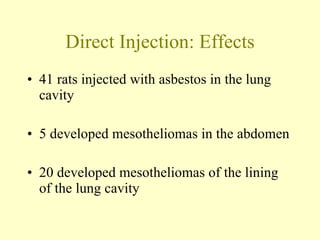 Asbestos: An Overview | PPT