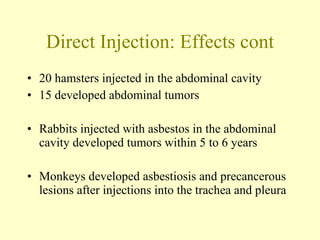 Asbestos: An Overview | PPT