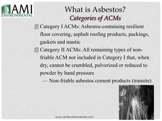 Encountering Asbestos | PPT