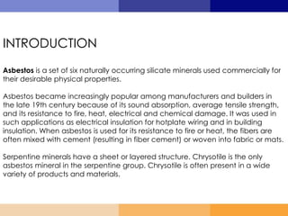Asbestos | PPTX
