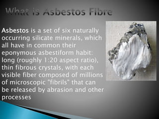 Presentation - Asbestos Fibre | PPTX