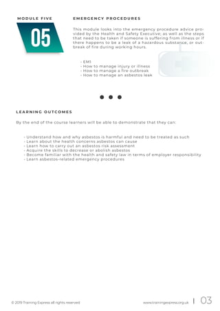 Asbestos Awareness Training - Training Express | PDF