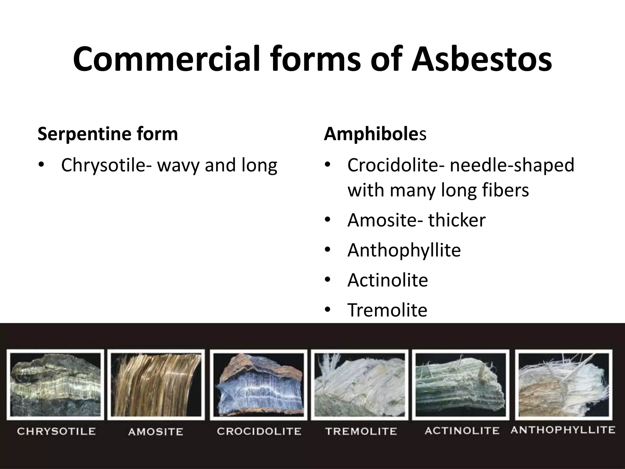Asbestos related lung disease | PPTX