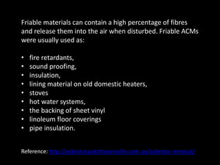 Asbestos removal townsville | PPTX