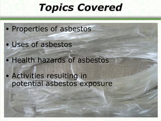 Asbestos | PPT