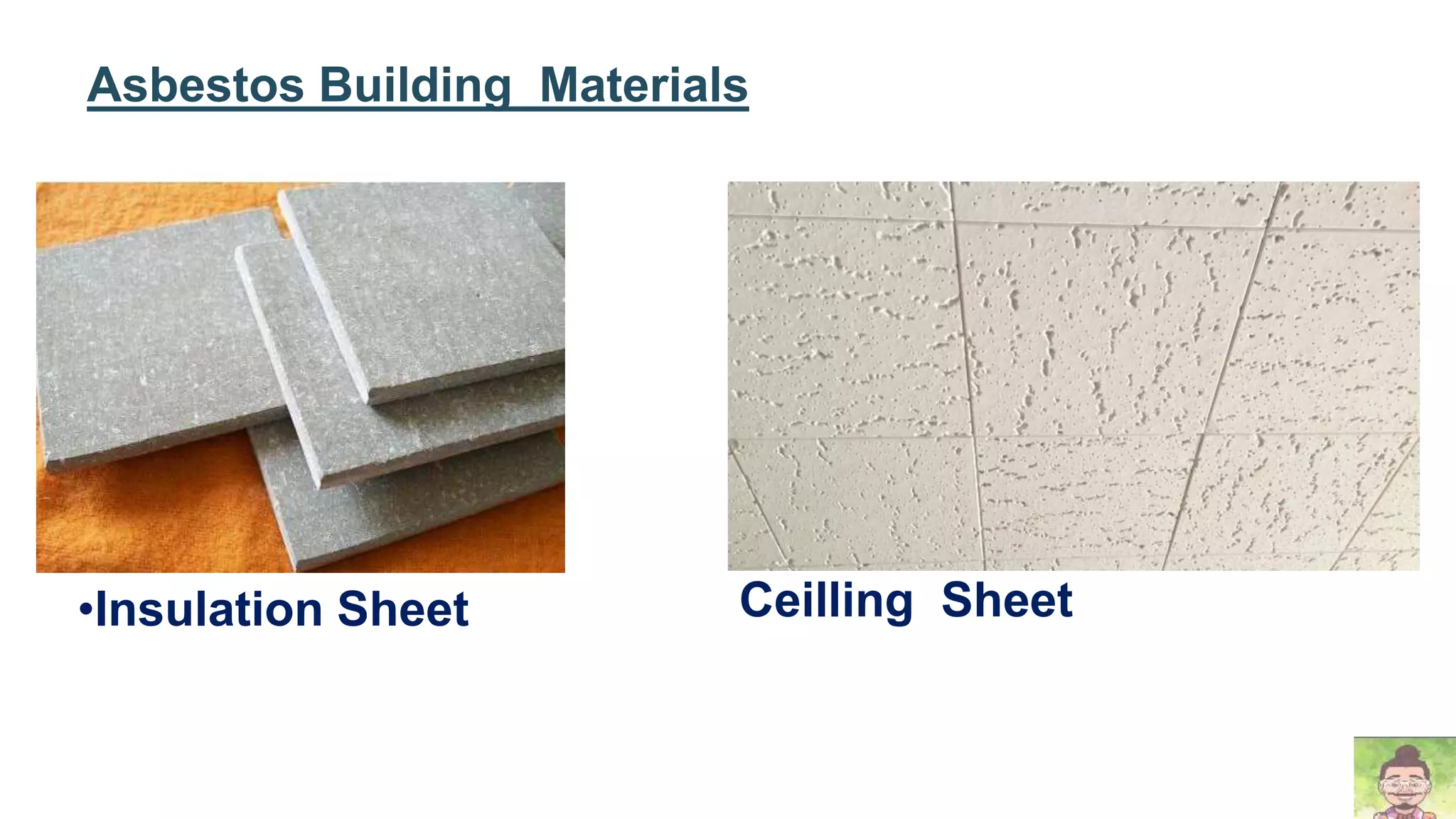 Asbestos as a building material | PPTX