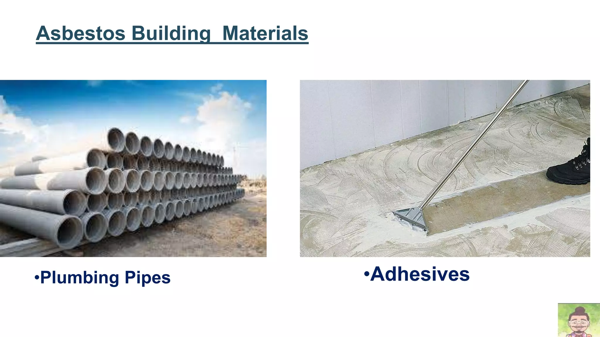 Asbestos as a building material | PPTX