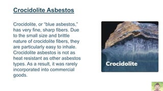 Asbestos as a building material | PPTX