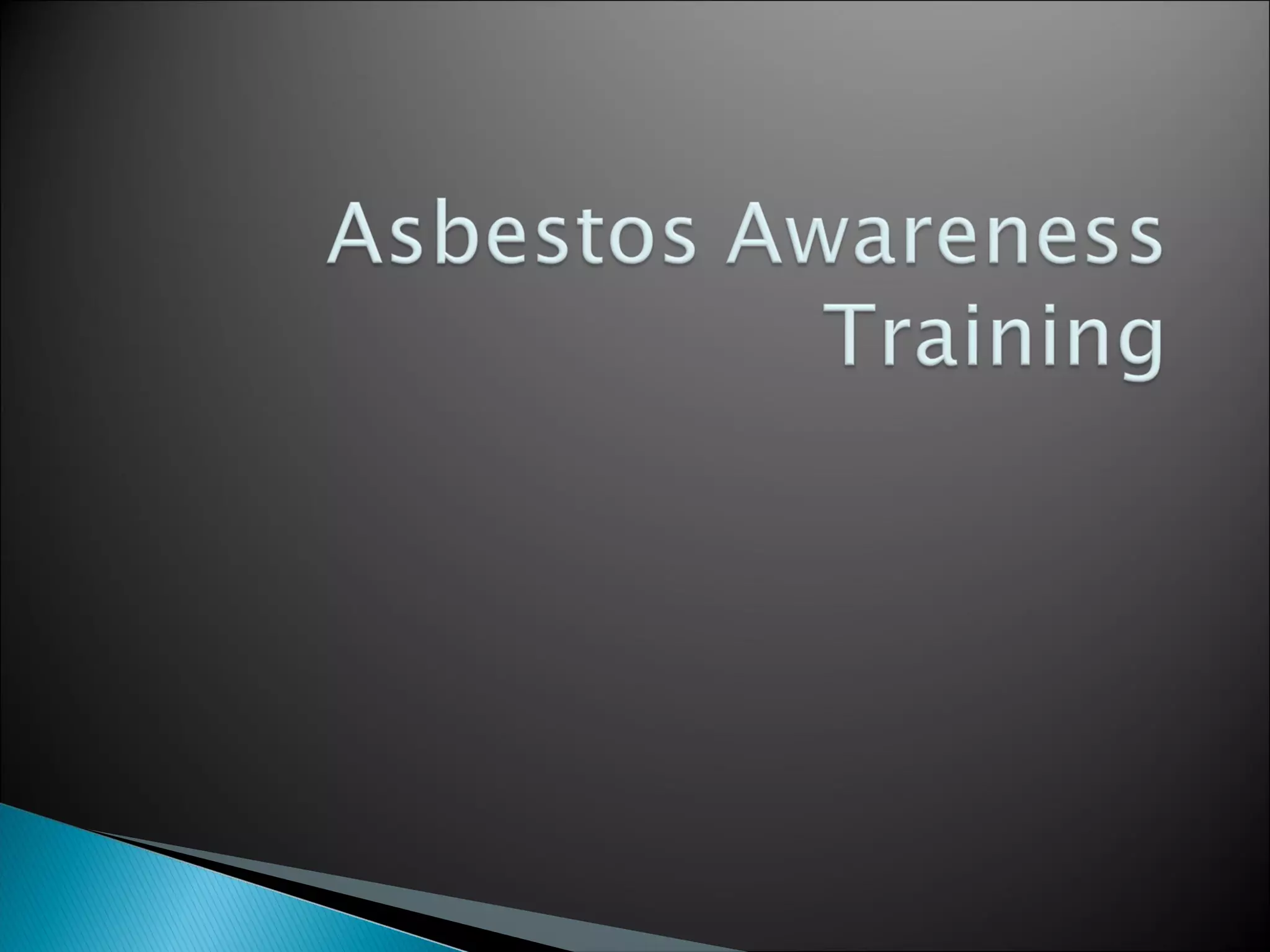 Asbestos awareness | PPT