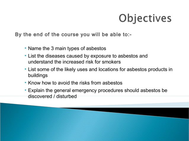 Asbestos awareness | PPT