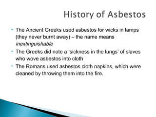 Asbestos awareness | PPT