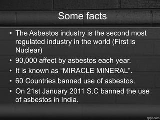 Asbestos awareness | PPT | Lung and Respiratory Health | Diseases and ...