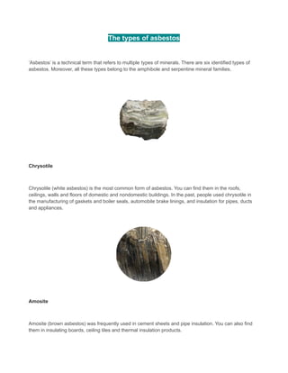 Asbestos Awareness - Things You Should Know to Stay Safe | PDF
