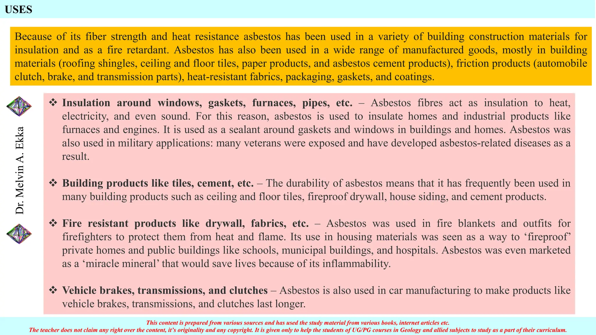 ASBESTOS DEPOSITS -Types, distribution in India | PDF