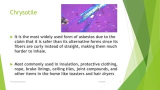 Asbestos lead paint and mould | PPTX