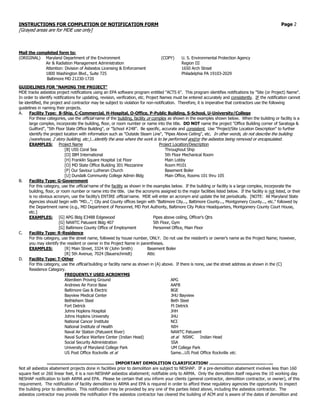 Asbestos project notification mde 259 | PDF