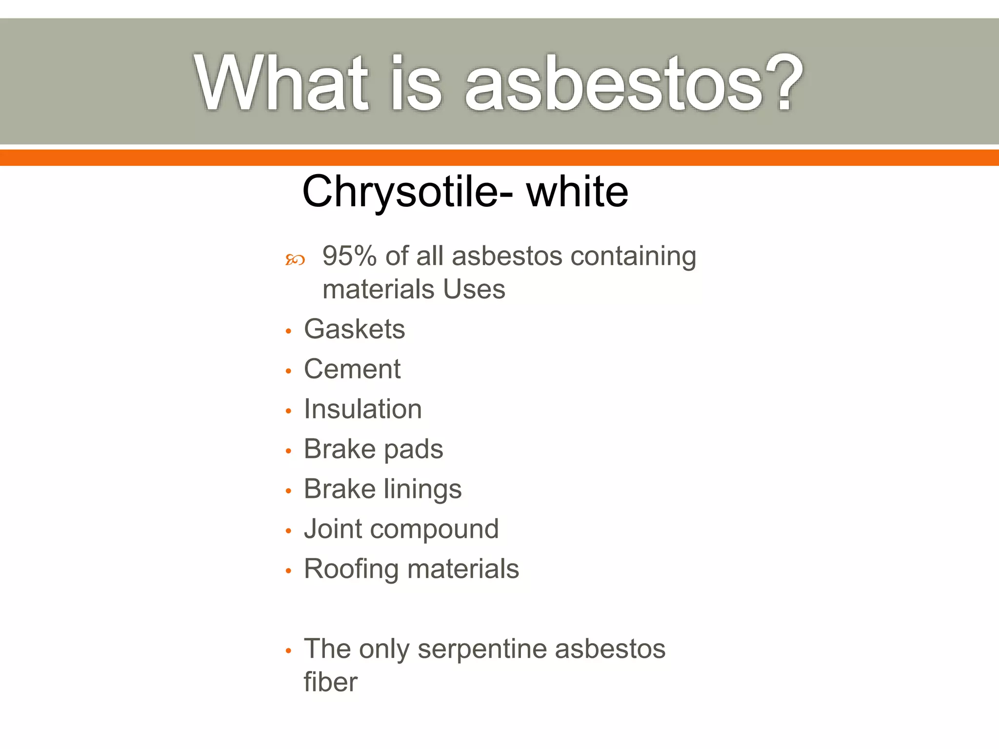 Asbestos regulations and schools | PPTX