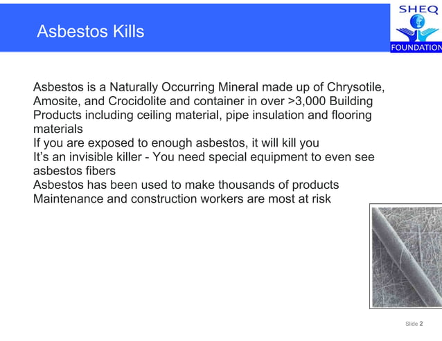 Asbestos safety | PDF