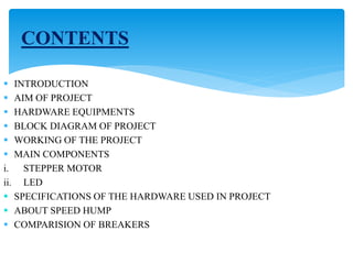 ADVANCED SPEED BREAKER | PPTX | Woodworking | Arts and Crafts