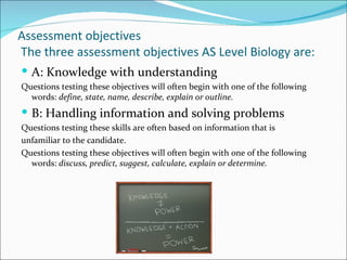 AS biology. Unit 1. Introduction. | PPT