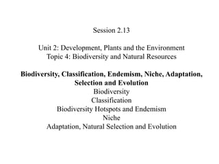 AS Biology_Biodiver-Taxonomy.pptx for AQA, Edexcel, OCR | PPTX