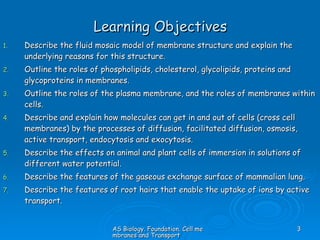 AS Biology cell membranes: organells.ppt | Free Download