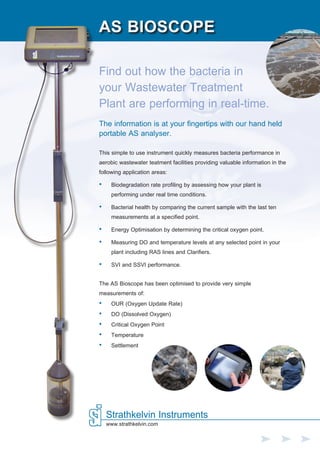 As bioscope monitoreo de crecimiento de carga biológica edardf | PDF