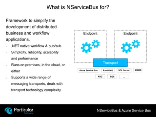 Making communications across boundaries simple with NServiceBus | PPT