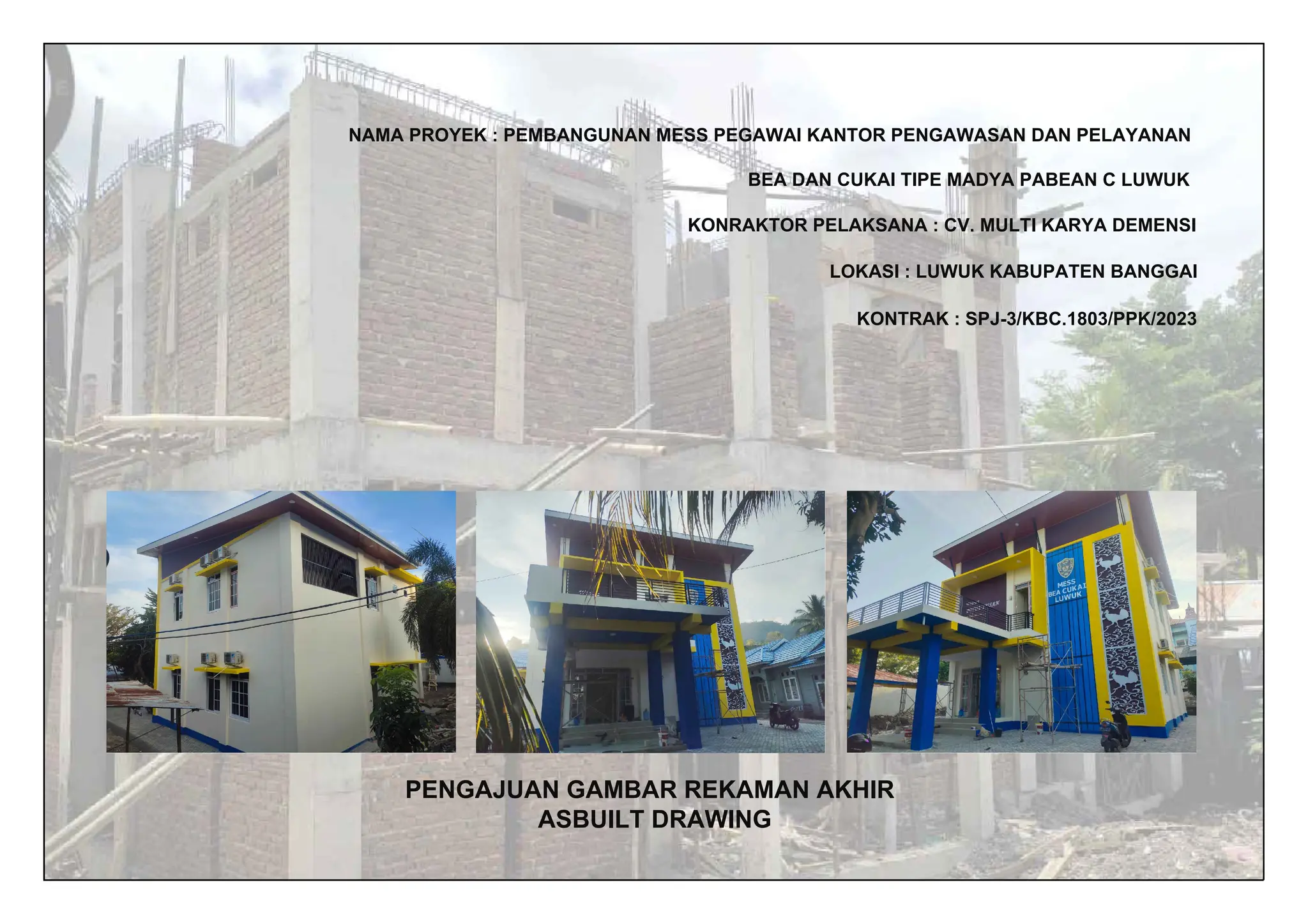 (gambar kerja untuk perencenaan bangunan | PDF