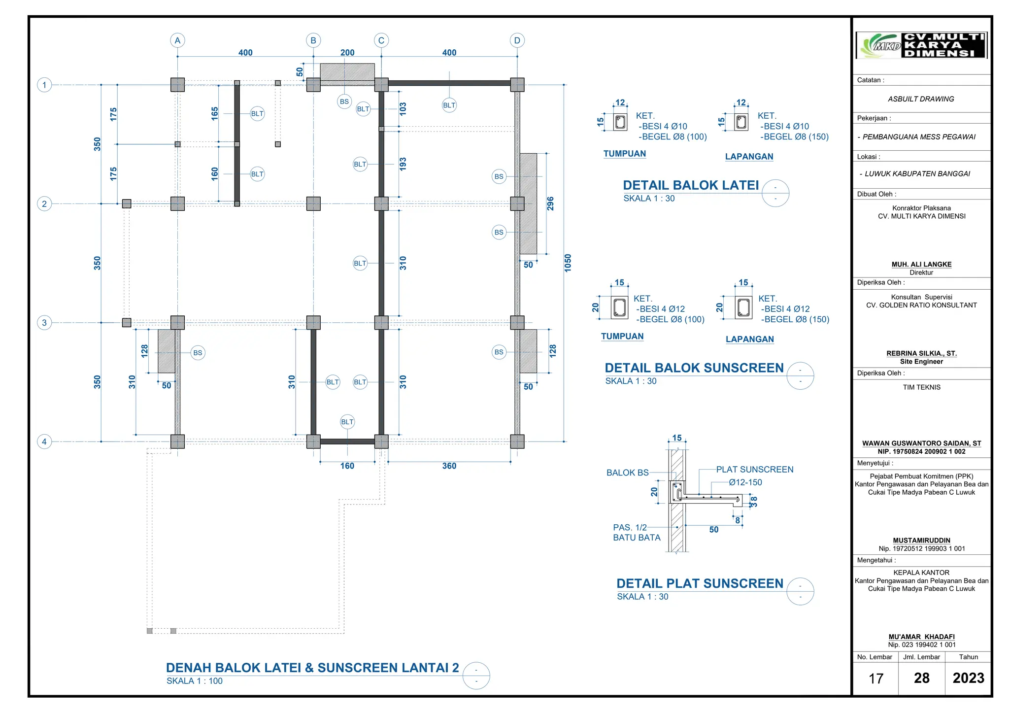 (gambar kerja untuk perencenaan bangunan | PDF