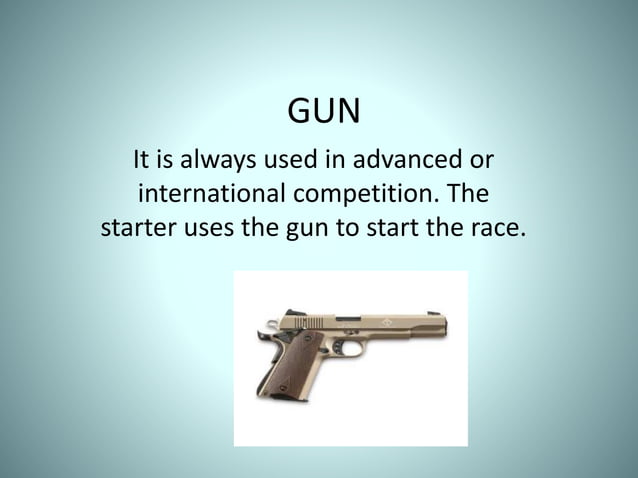 EQUIPMENT THAT ARE USED WHEN OFFICIATING ATHLETES | PPTX | Track and ...